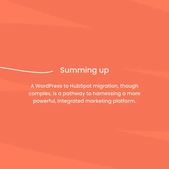 Step-by-step Wordpress to HubSpot Migration Guide